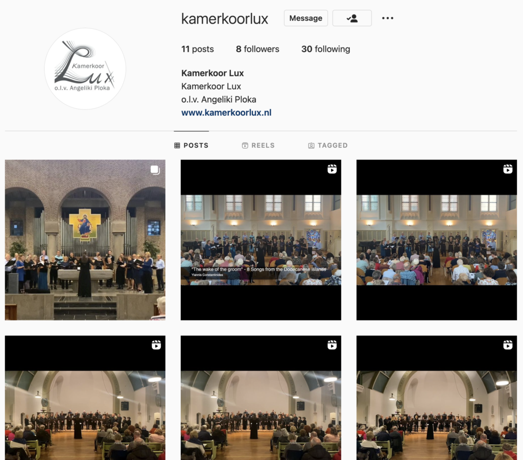 Lux op Instagram - Lux